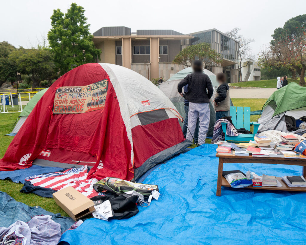 Pitzer students set up Palestine encampment, demand divestment